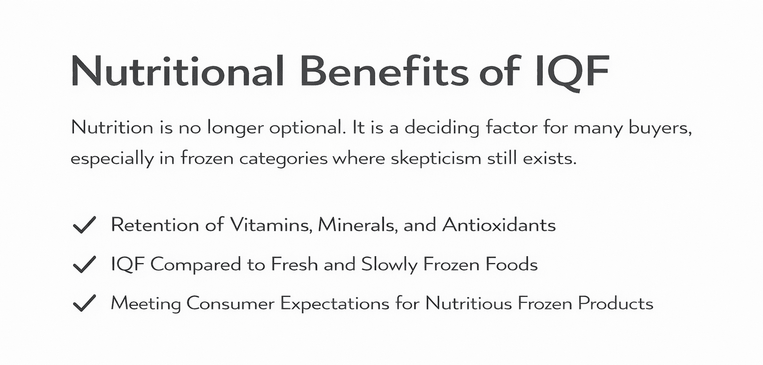 Advantages of IQF: Why It Matters in Frozen Food Industry